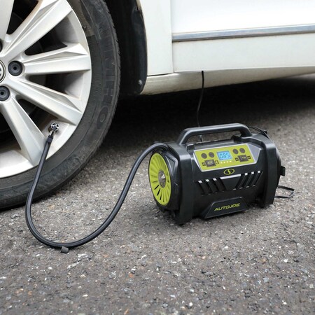 Hybrid 12 Volt 110 Volt AC High Volume Tire Inflator Deflator High Volume Output Input